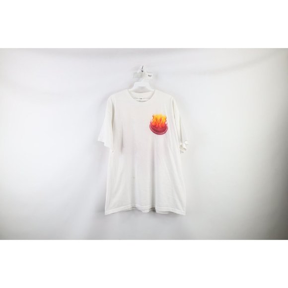 Vintage | Shirts | Vintage Streetwear Xl Distressed Air Brushed Fire ...
